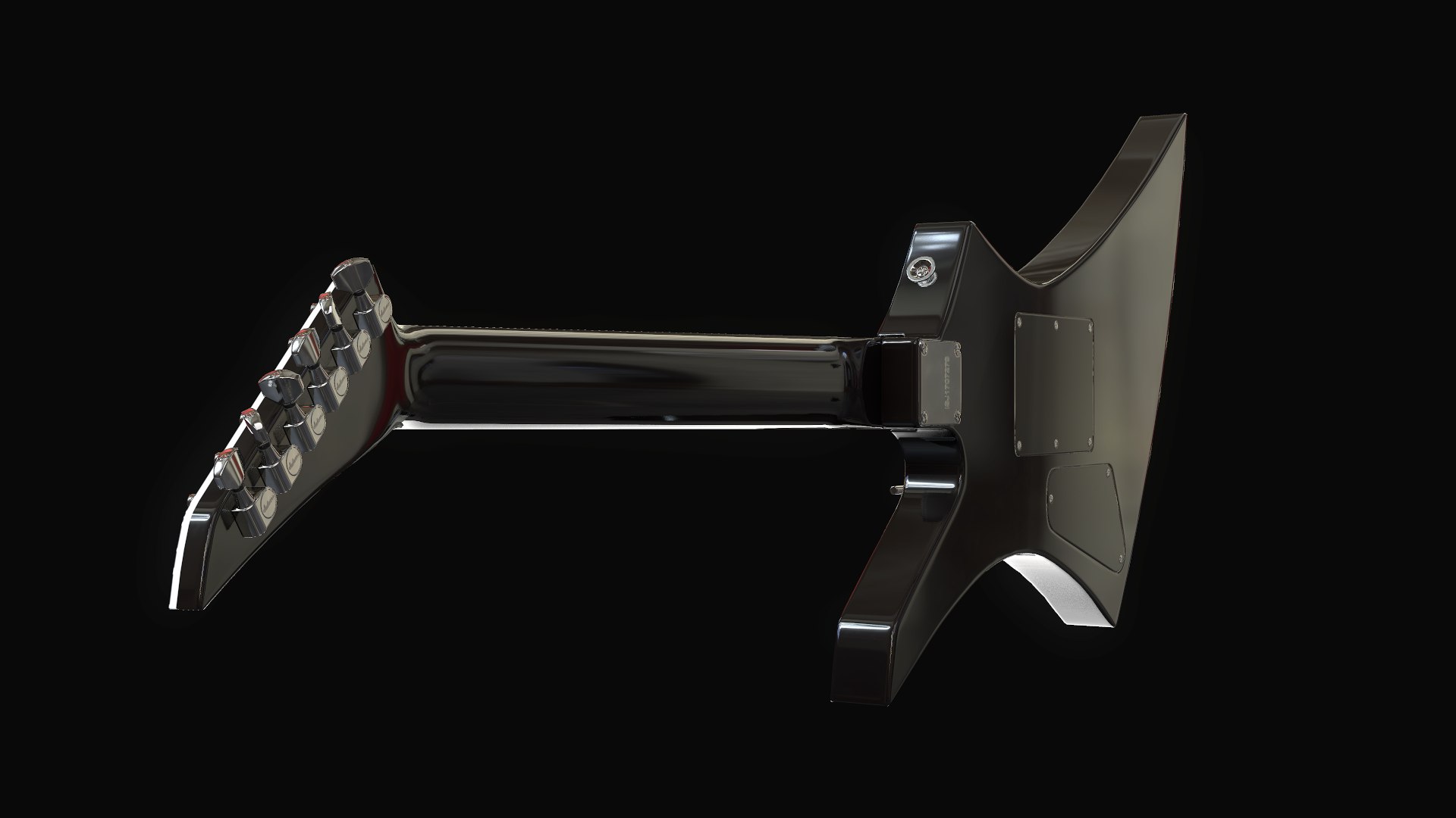 Engine Guitar 3D - TurboSquid 1342815