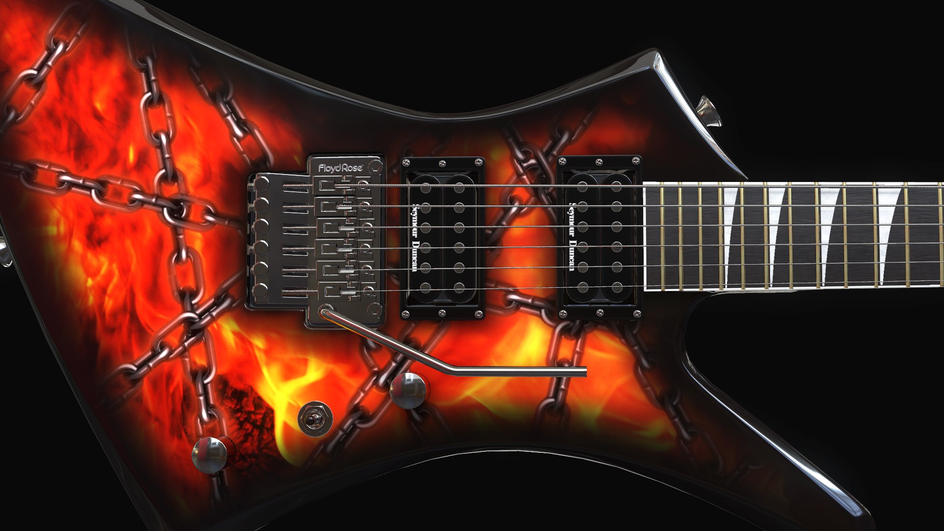 Engine guitar 3D - TurboSquid 1342815