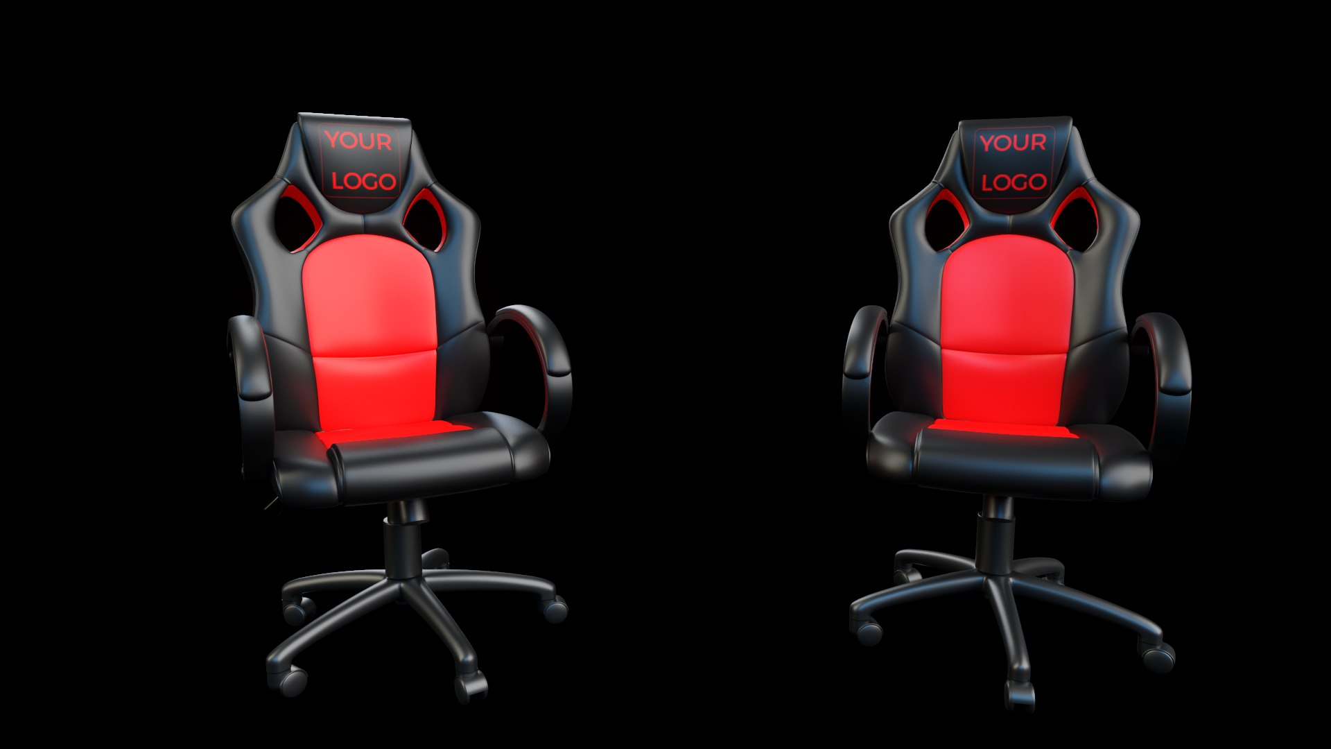Gaming Chair With Table Virtual Set 3D Model - TurboSquid 1756323