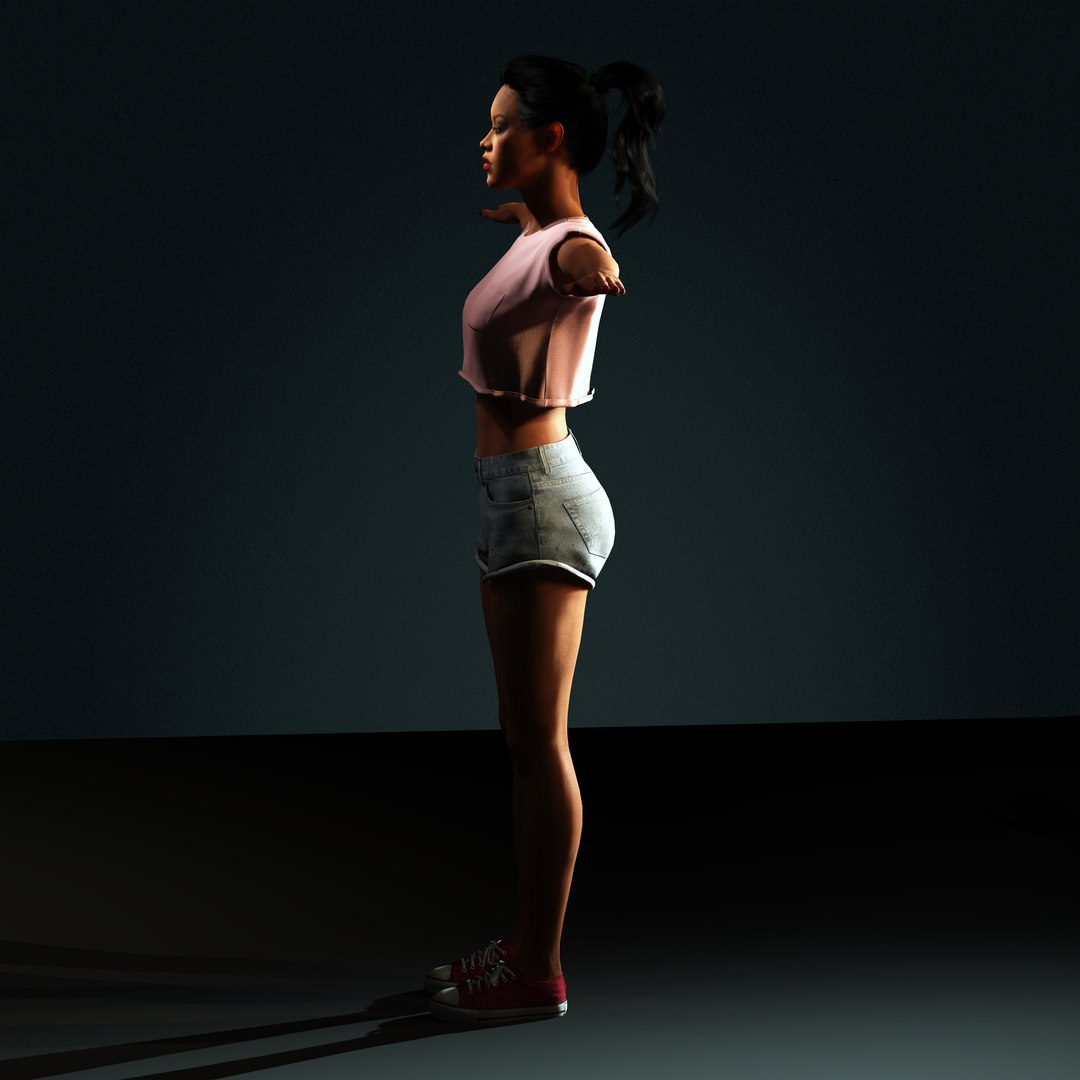 3D Rihanna 3D Model - Hyper Realistic - Low Poly 3D Model - TurboSquid ...