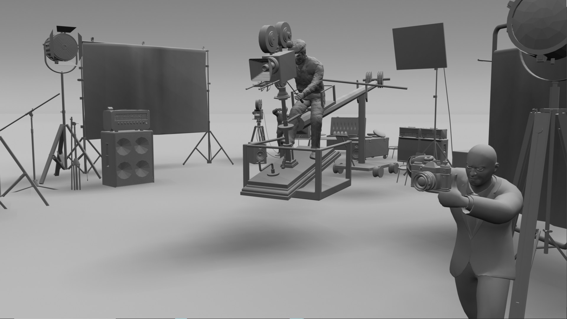 3D Movie Shooting Spot Model - TurboSquid 1761279