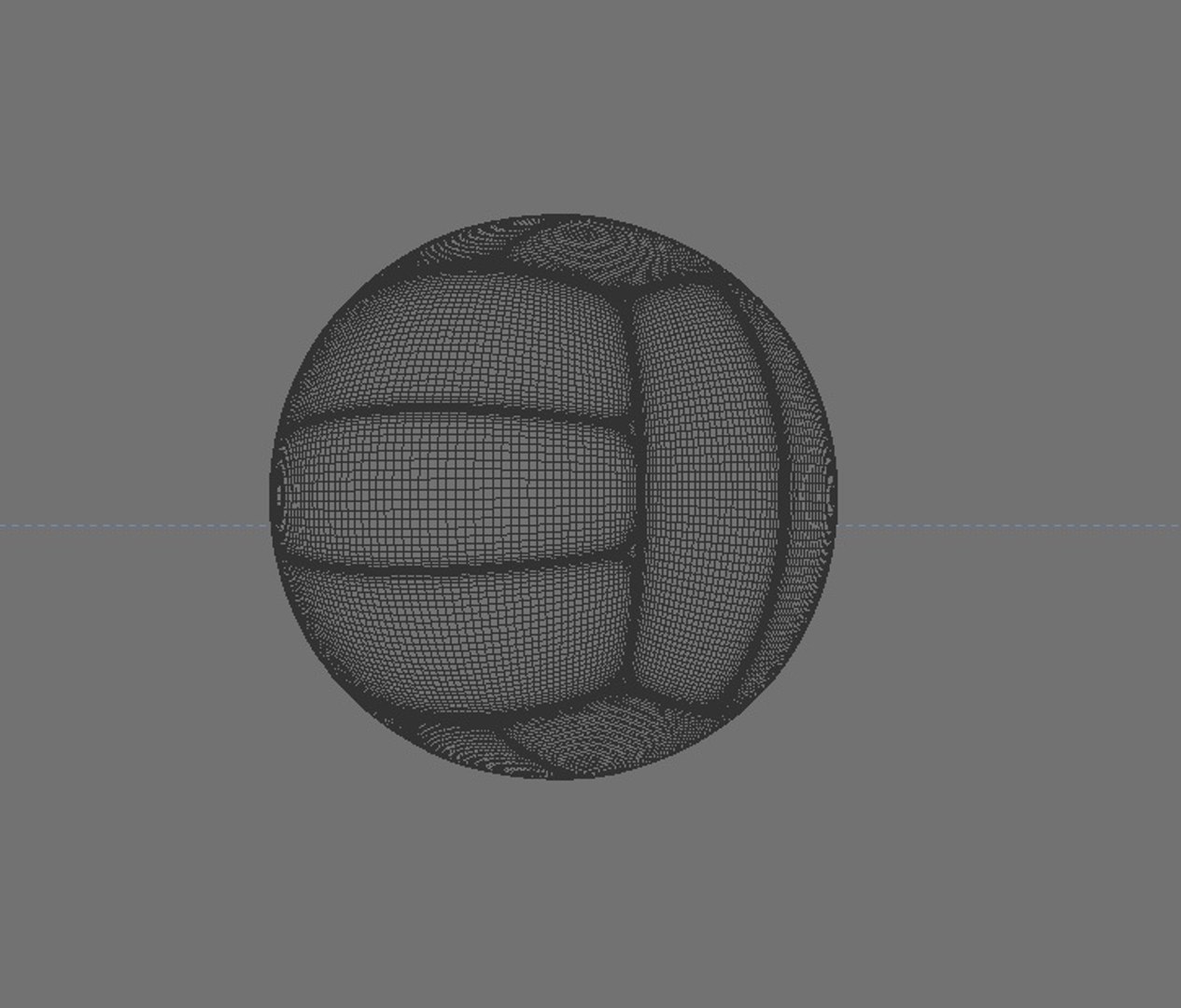free obj model volleyball ball