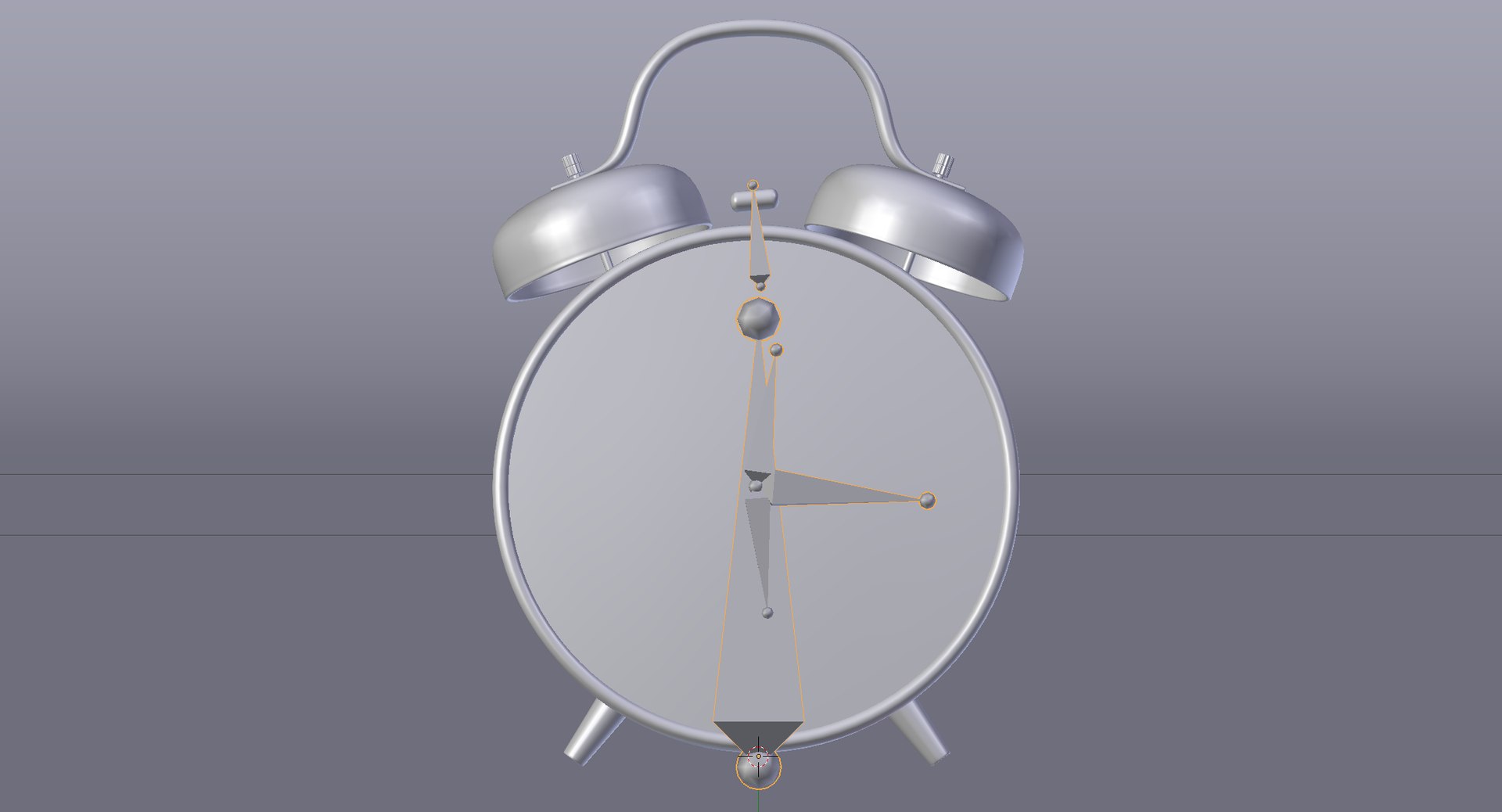 Red Alarm Clock Rigged 3D Model - TurboSquid 1345932