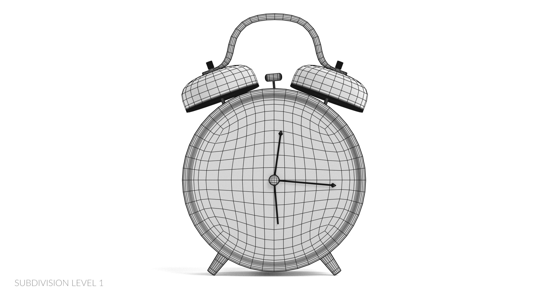 Red Alarm Clock Rigged 3D Model - TurboSquid 1345932