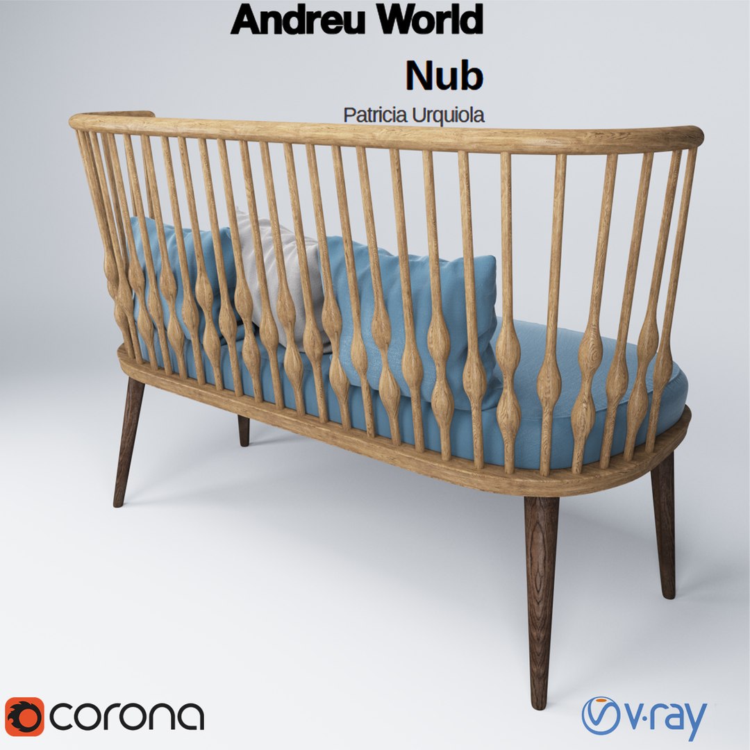 3ds Max Andreu World Nub Bench