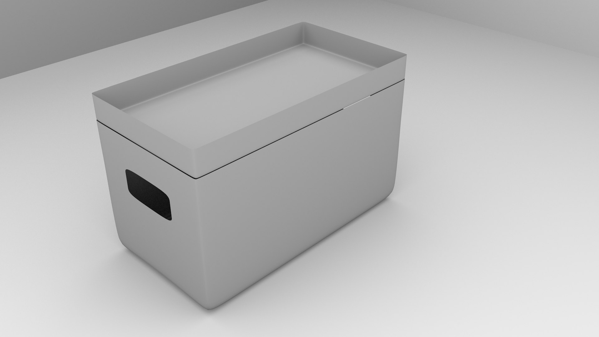 Frosted White Container 1 3D Model - TurboSquid 1452890