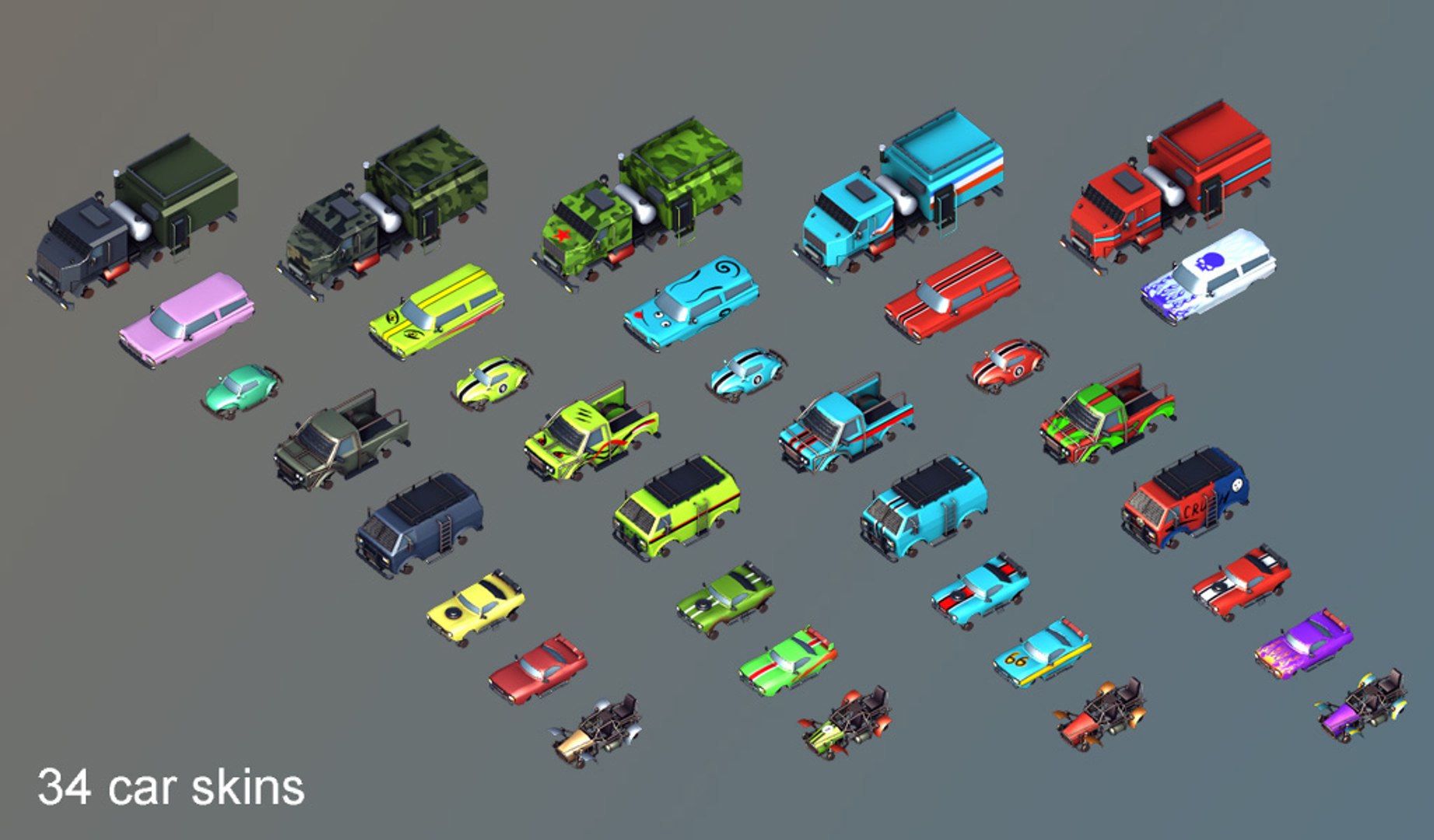 3D Cars Customizable Model - TurboSquid 1412922