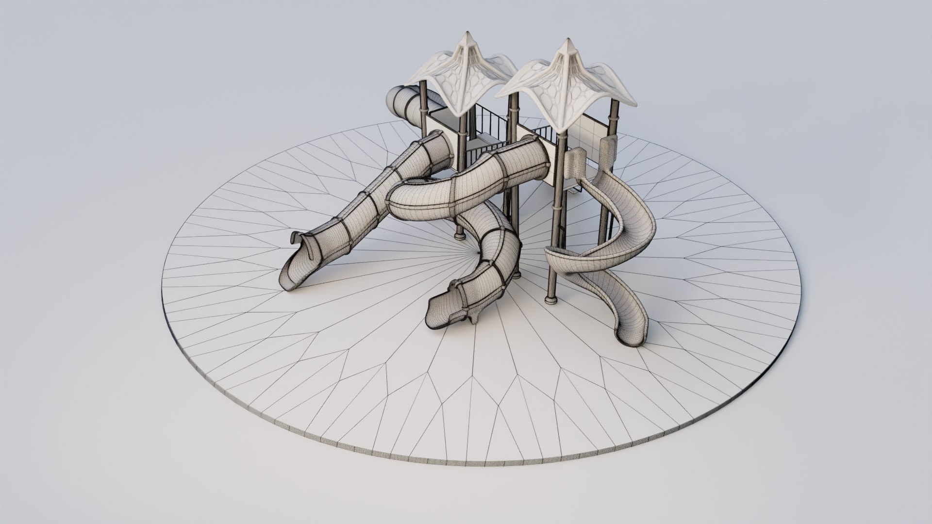 3D Childrens Playground Model - TurboSquid 2187226