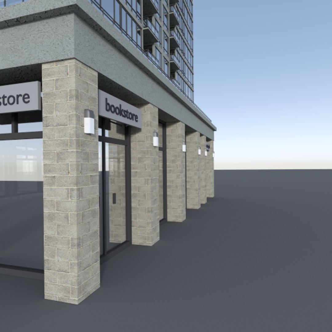 3d model condo skyscraper