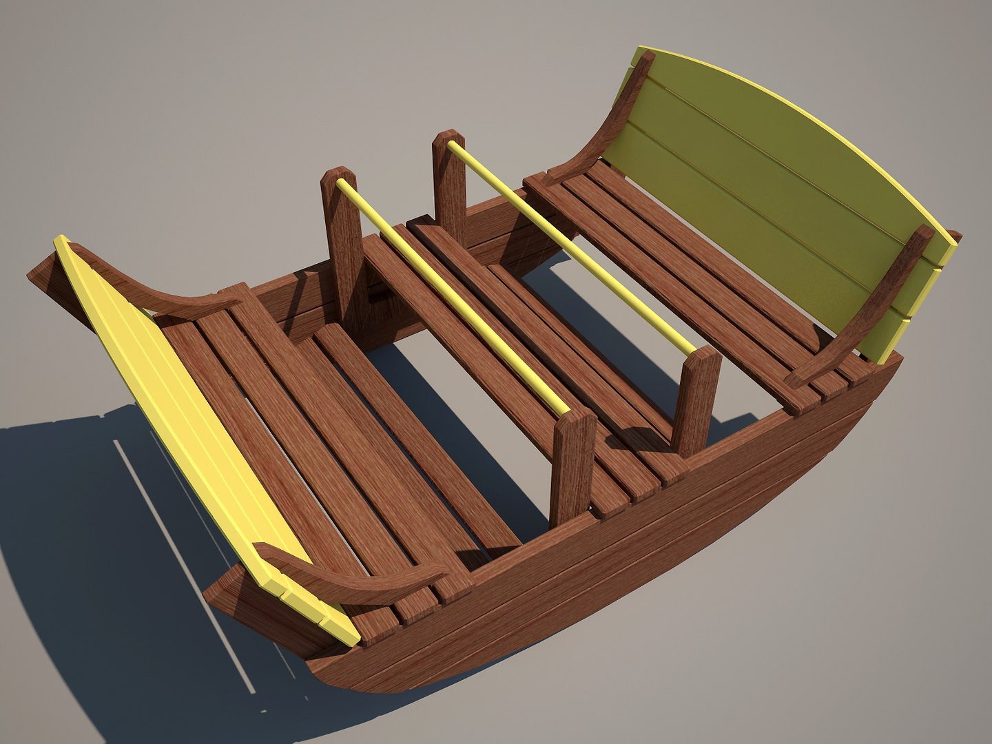3d Swing Wood Model