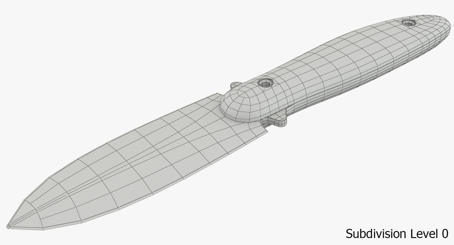 Realistic Knife 3D Model - TurboSquid 1332755