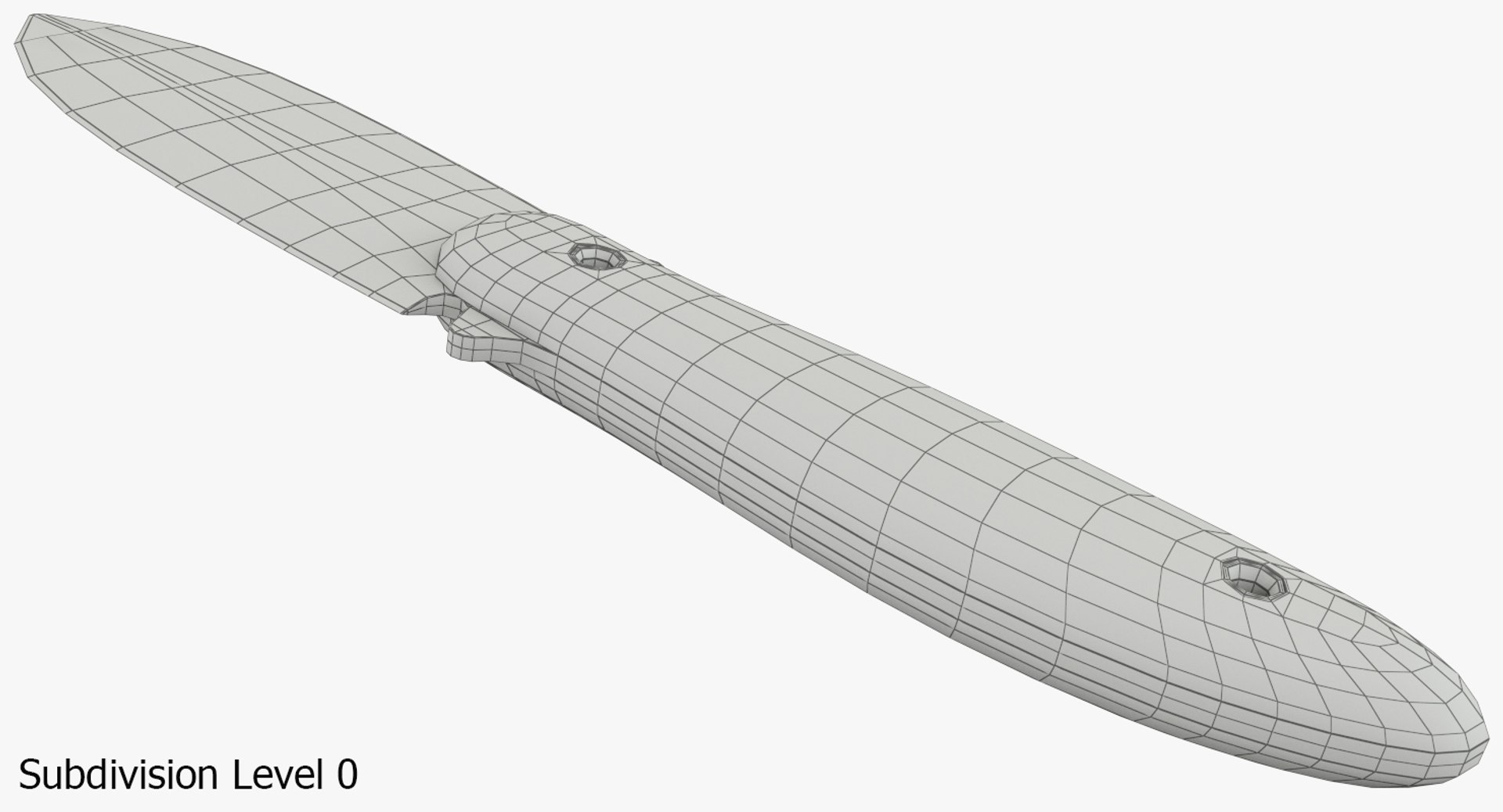 Realistic Knife 3D Model - TurboSquid 1332755