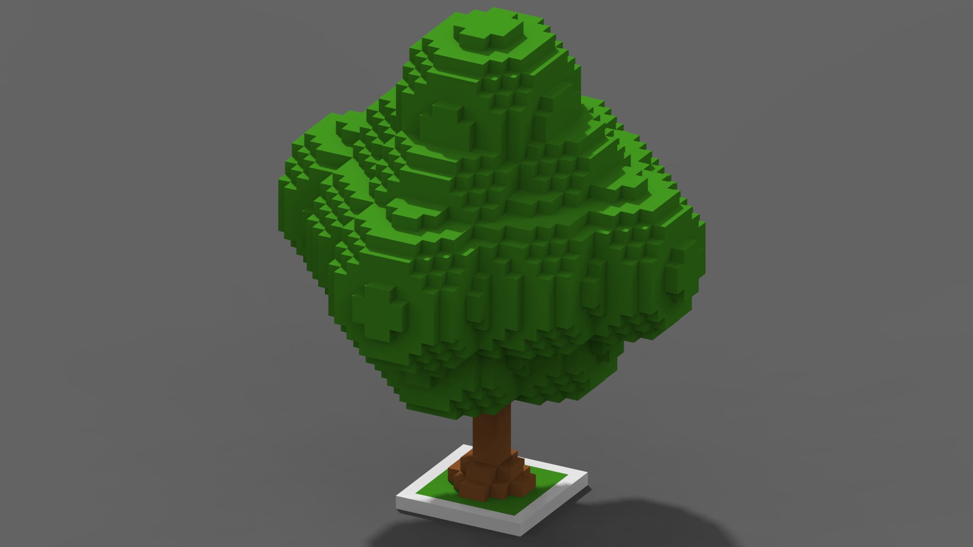 3D Voxel Tree - TurboSquid 1353204
