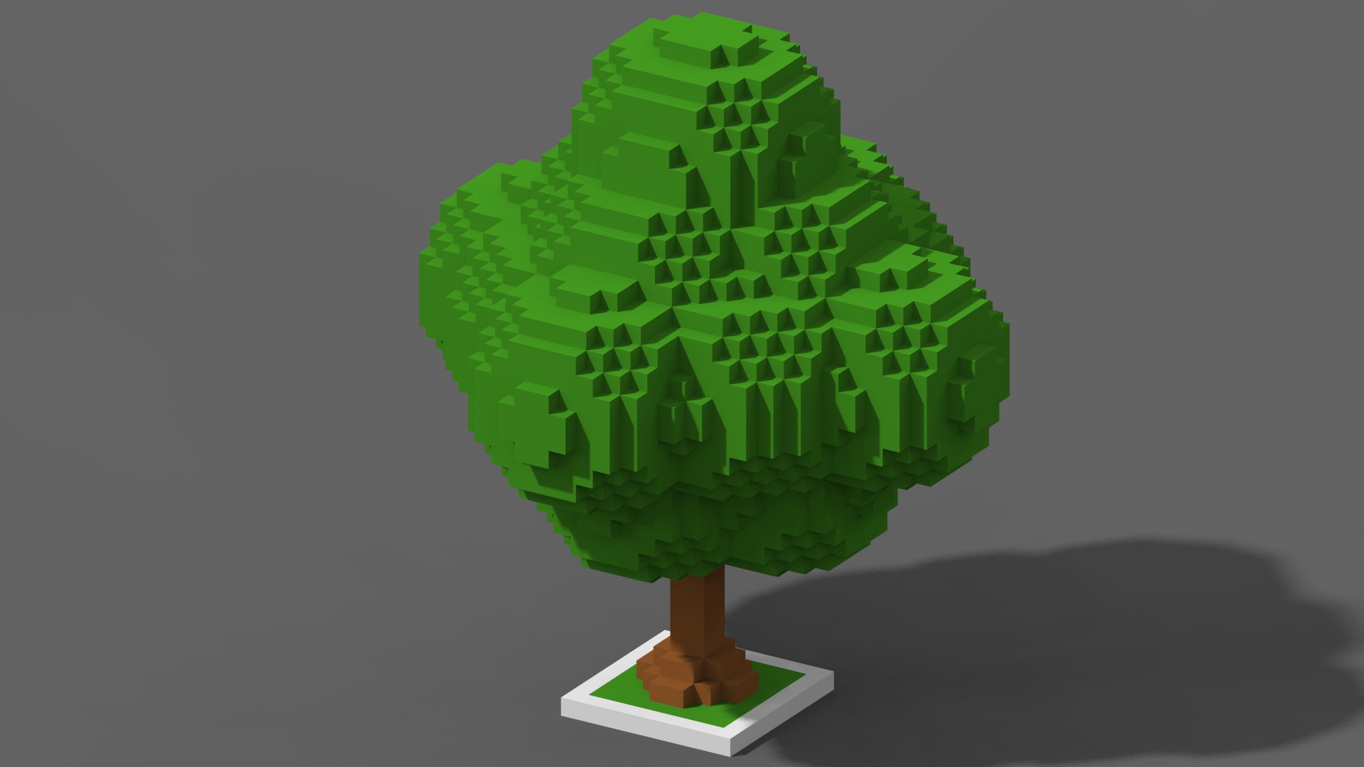 3D Voxel Tree - TurboSquid 1353204