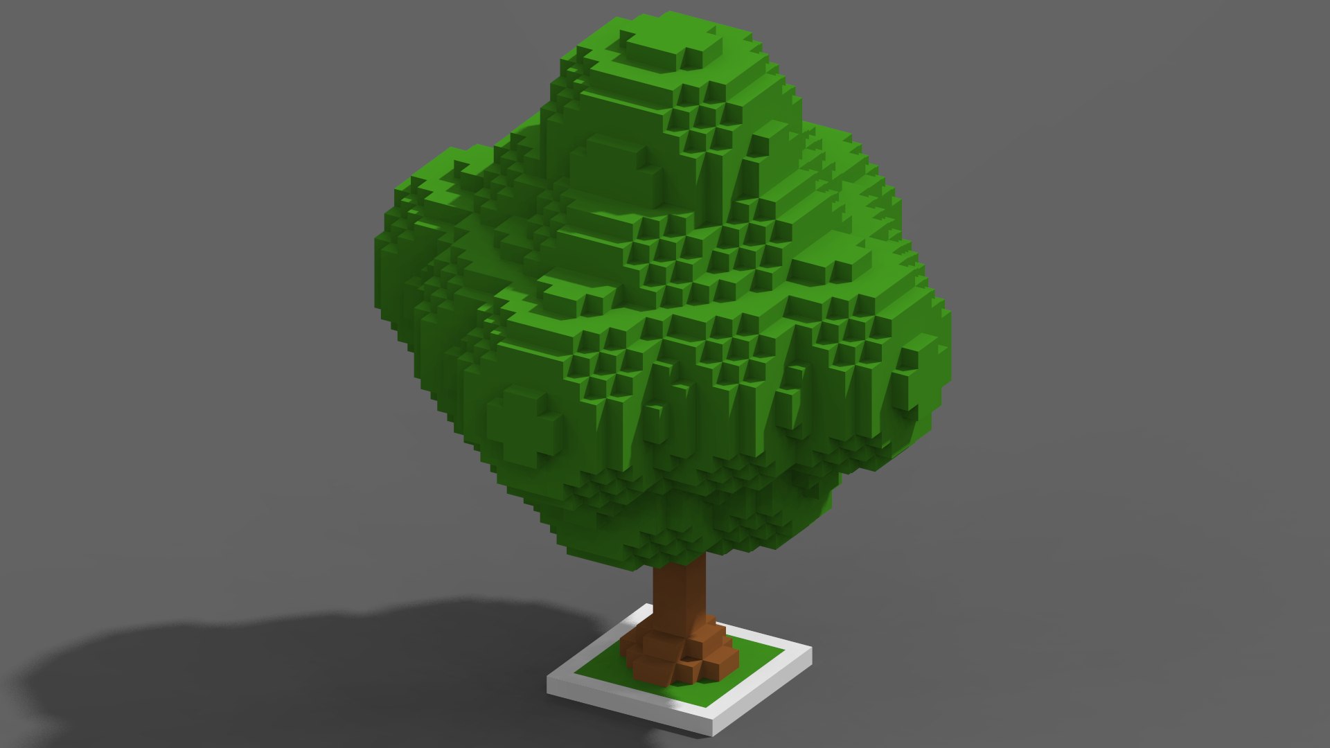 3D Voxel Tree - TurboSquid 1353204