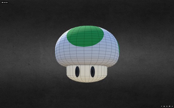 modelo 3d Seta Mario Extra Life gratis - TurboSquid 1297309