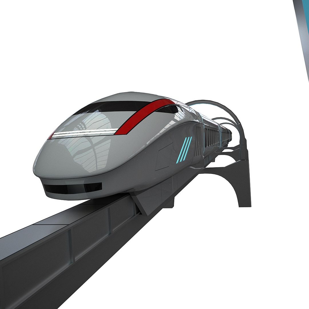 3D Sci-fi Train 2 - TurboSquid 1154377