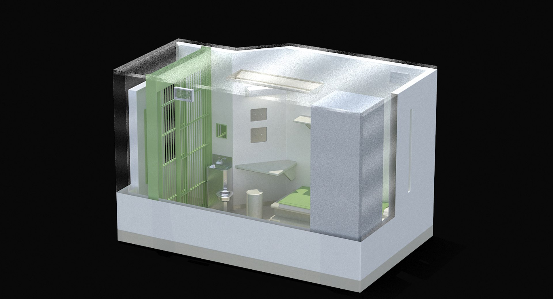 3d supermax prison cell