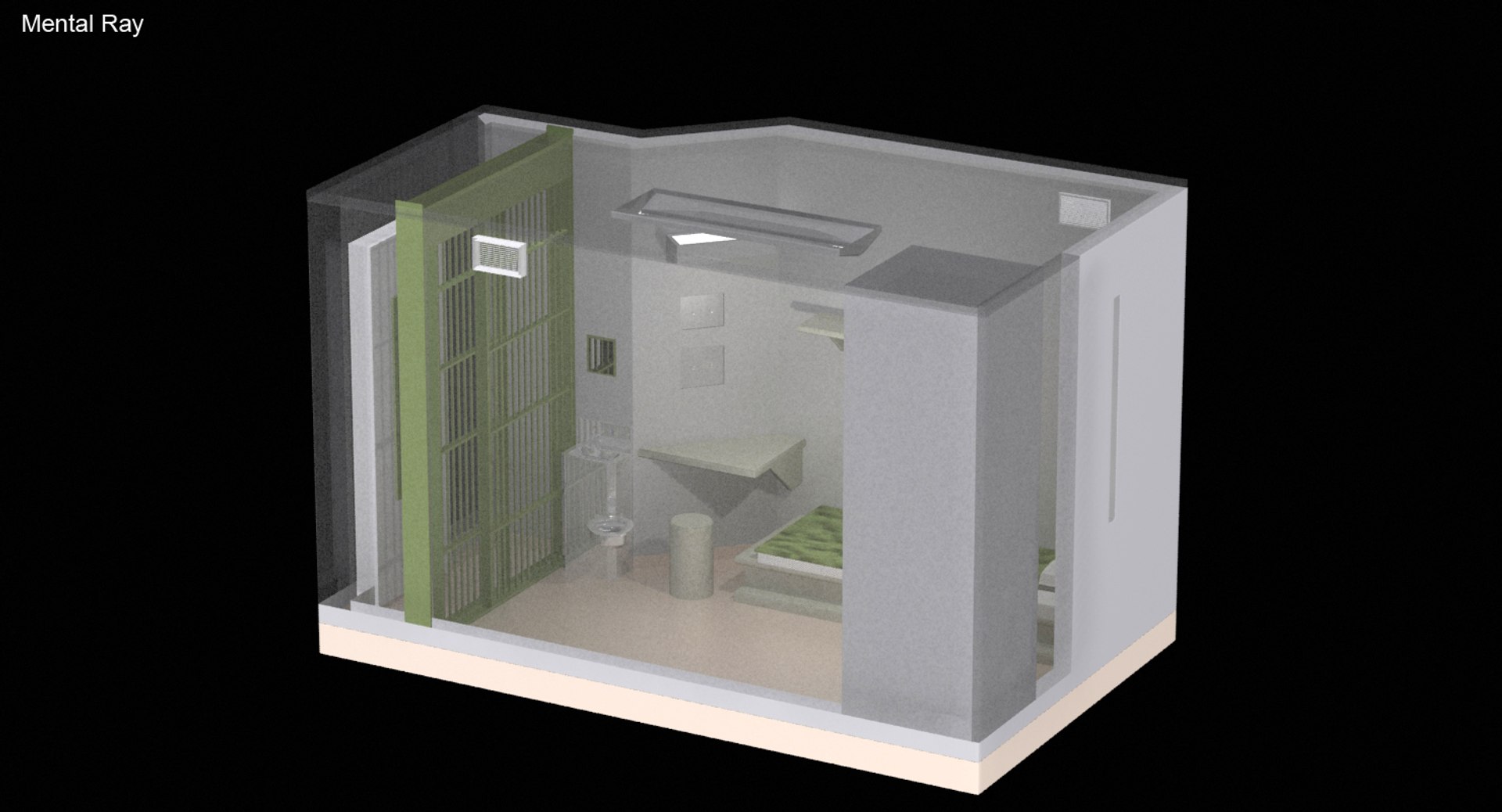 3d supermax prison cell