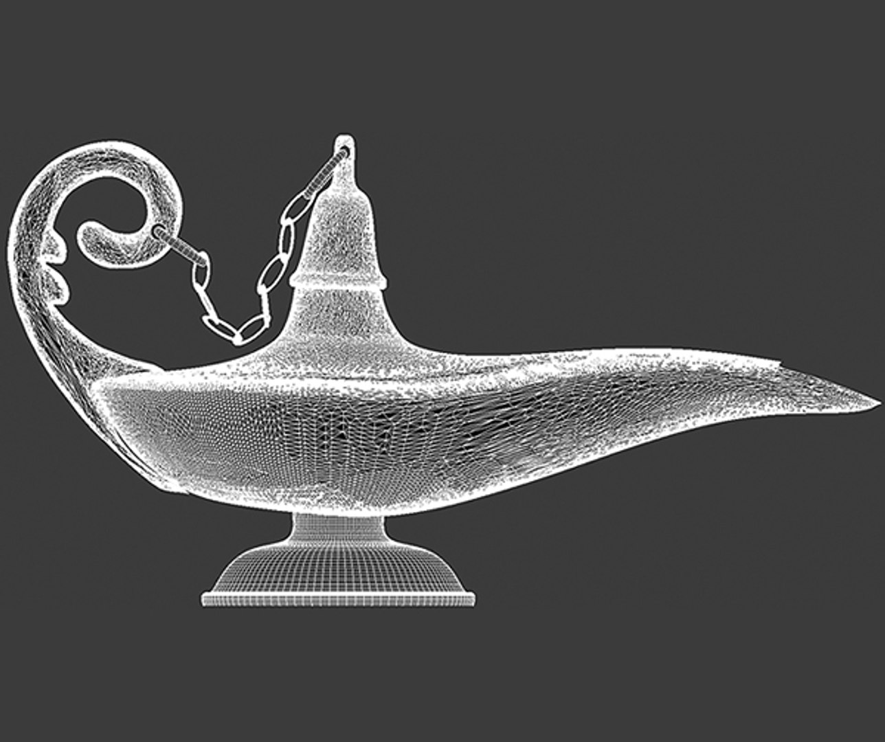 Genie Lamp Obj
