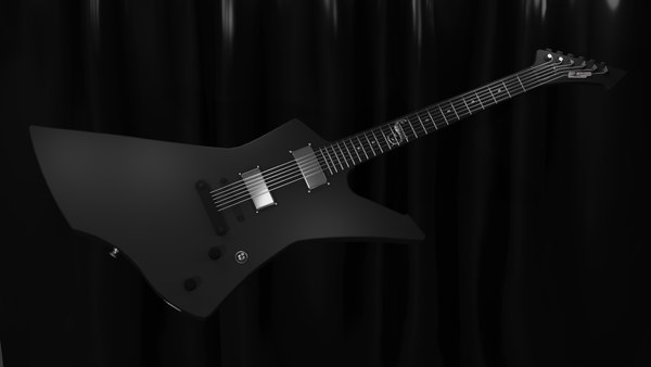 3D James Hetfield ESP SnakeByte - TurboSquid 1731556