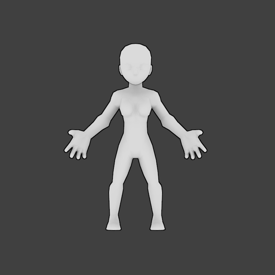 3d Female Mesh