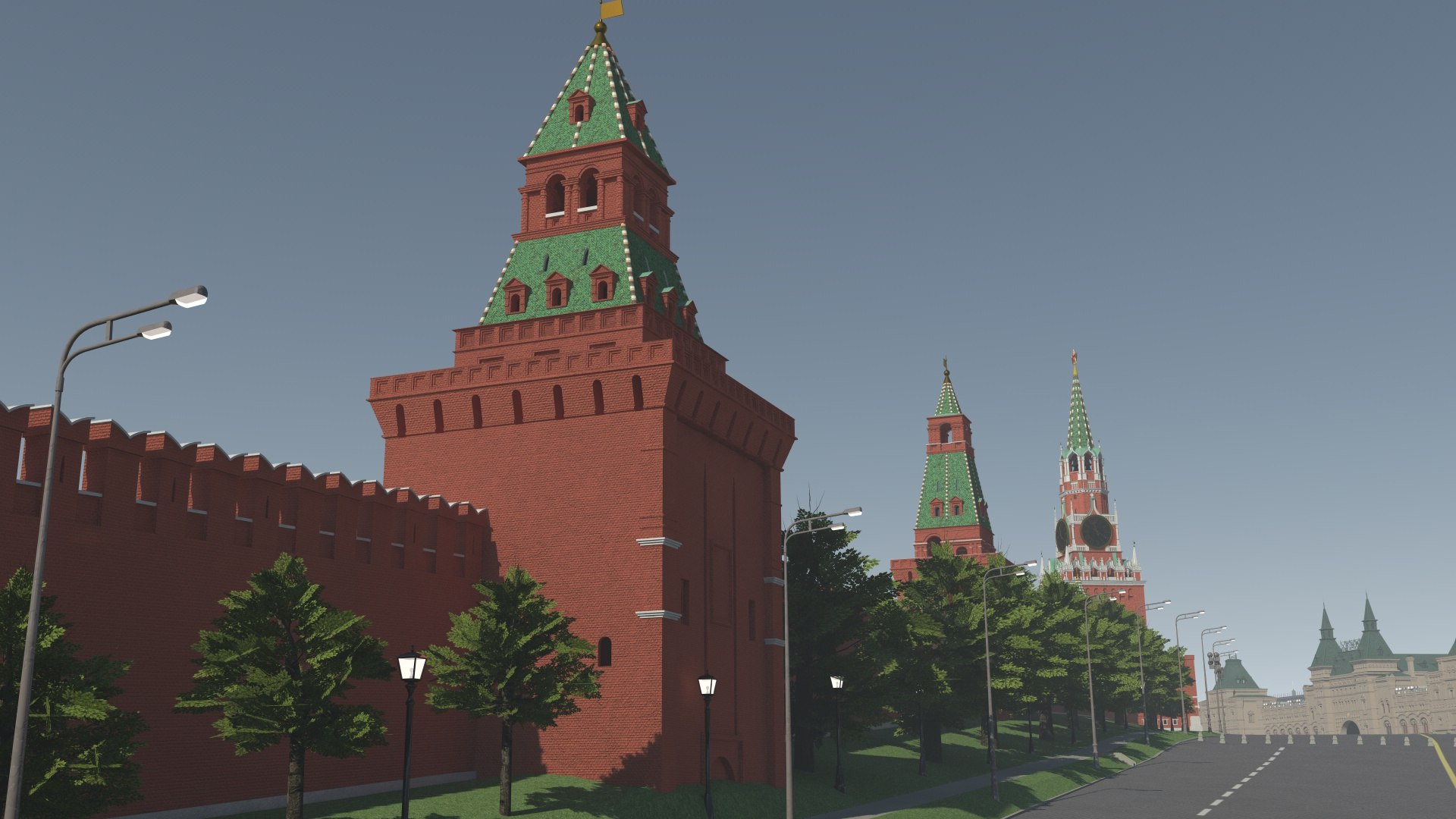 3D Moscow Red Square - TurboSquid 1602984