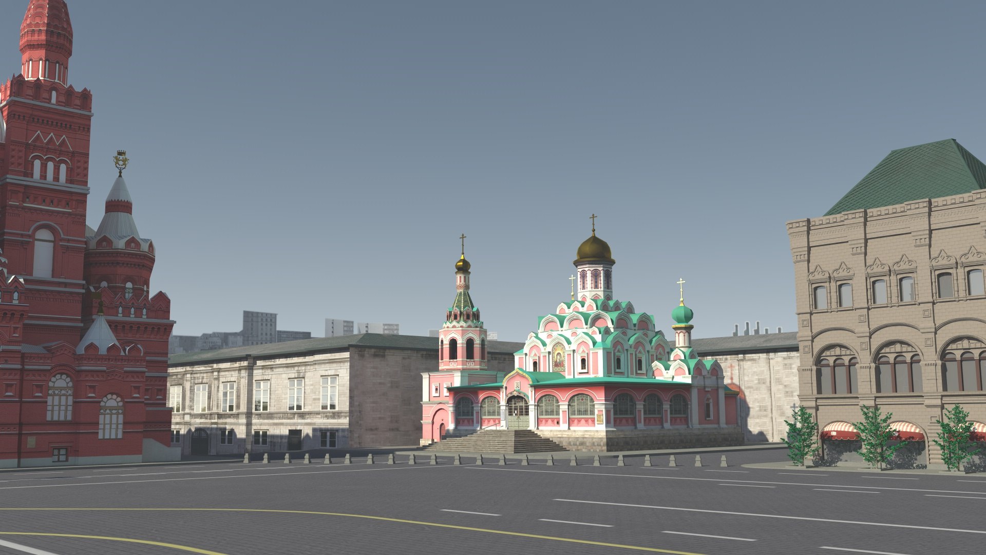3D Moscow Red Square - TurboSquid 1602984