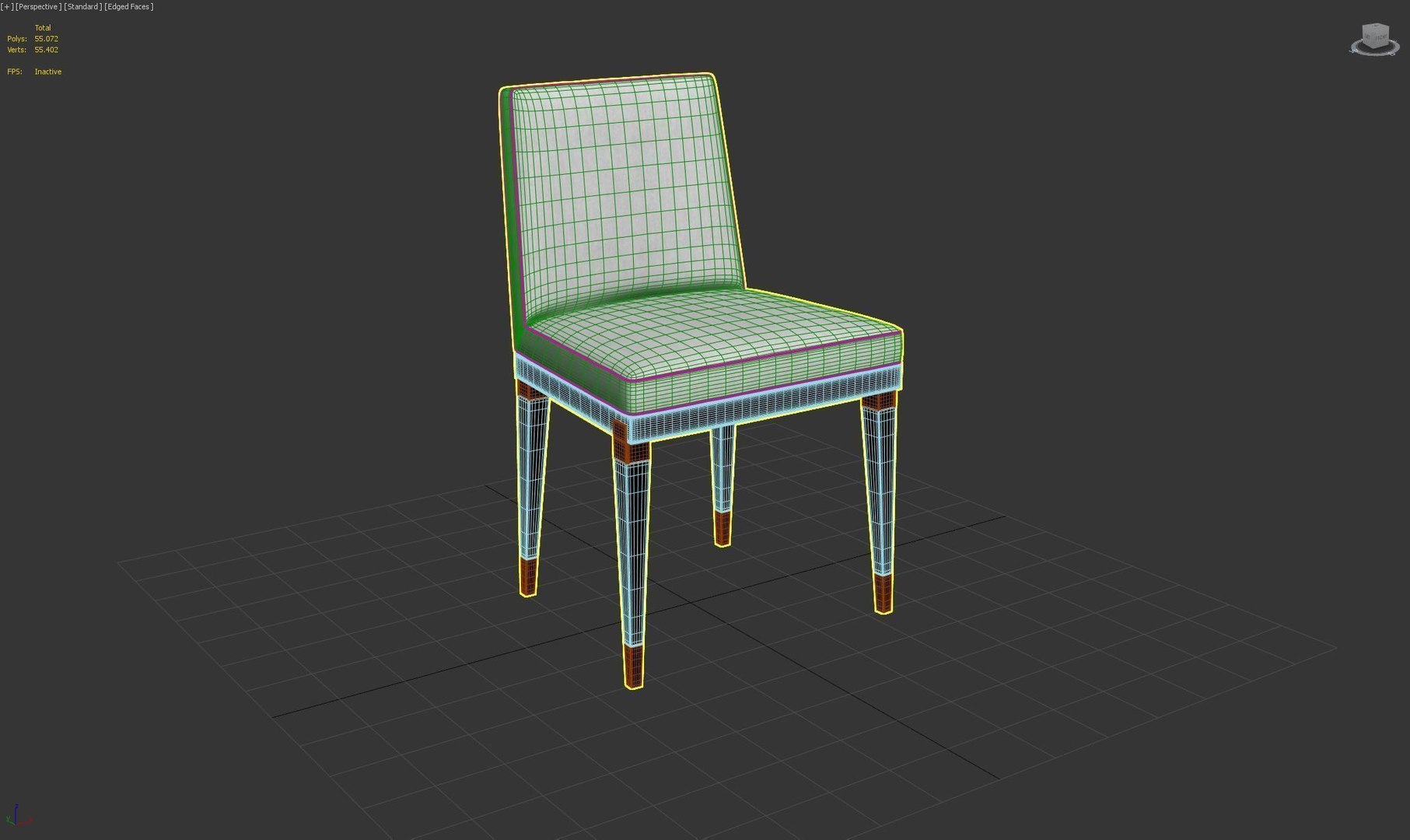 Benoit Dining Chair 3D Model - TurboSquid 2182191