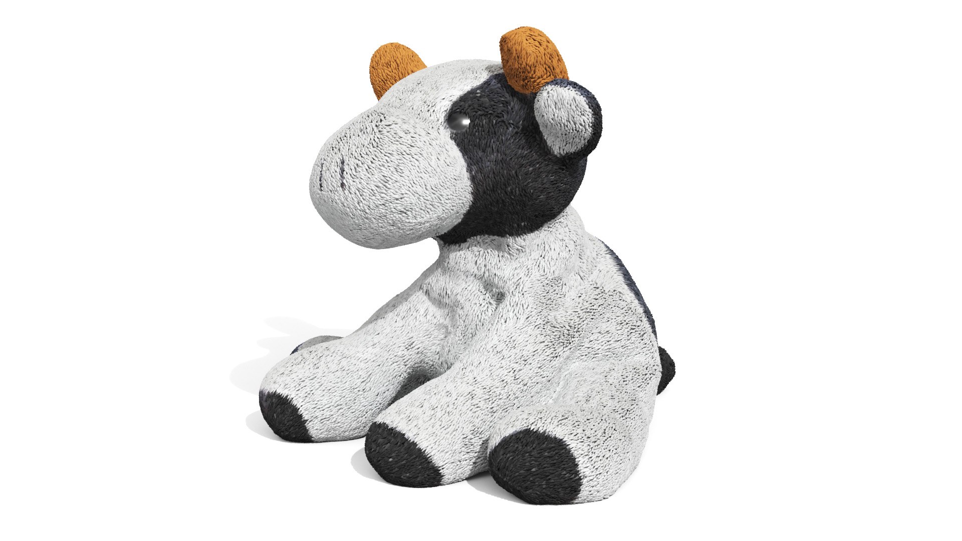 3D Plush Toy Little Cow - TurboSquid 1652746