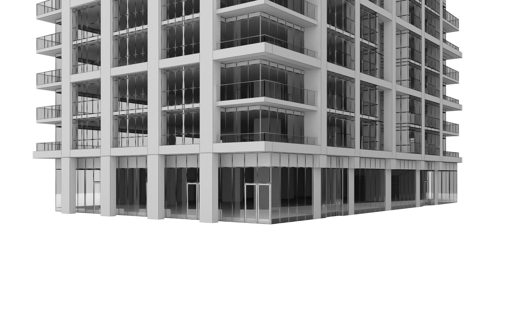 126 Simcoe Building Exterior 3D - TurboSquid 1584681