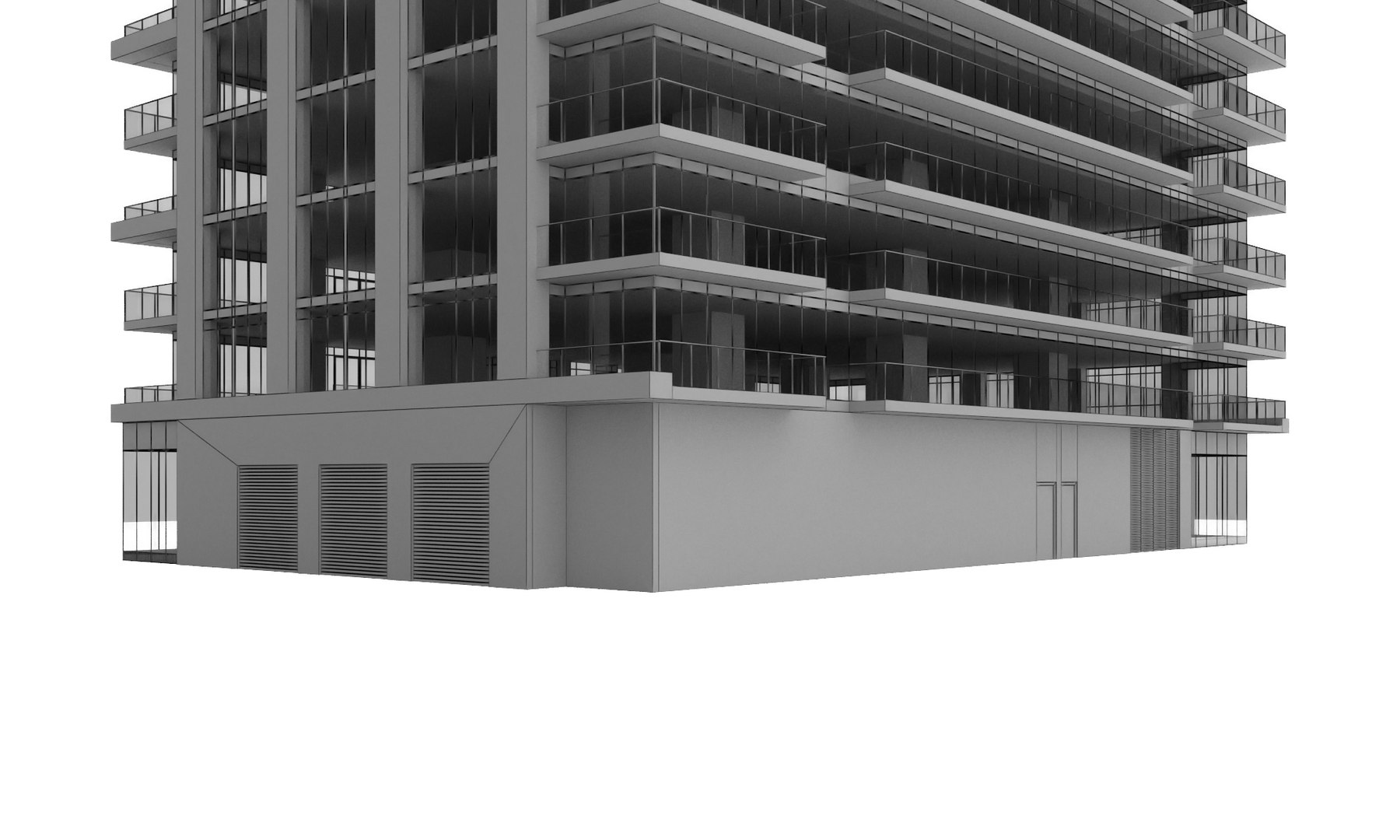 126 Simcoe Building Exterior 3D - TurboSquid 1584681
