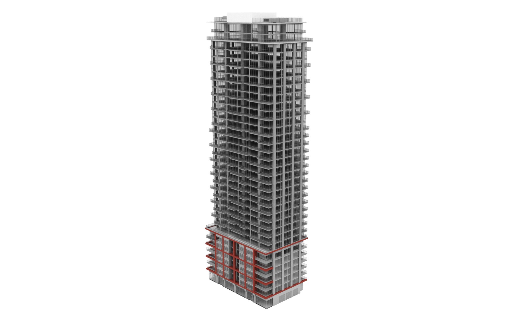 126 Simcoe Building Exterior 3D - TurboSquid 1584681