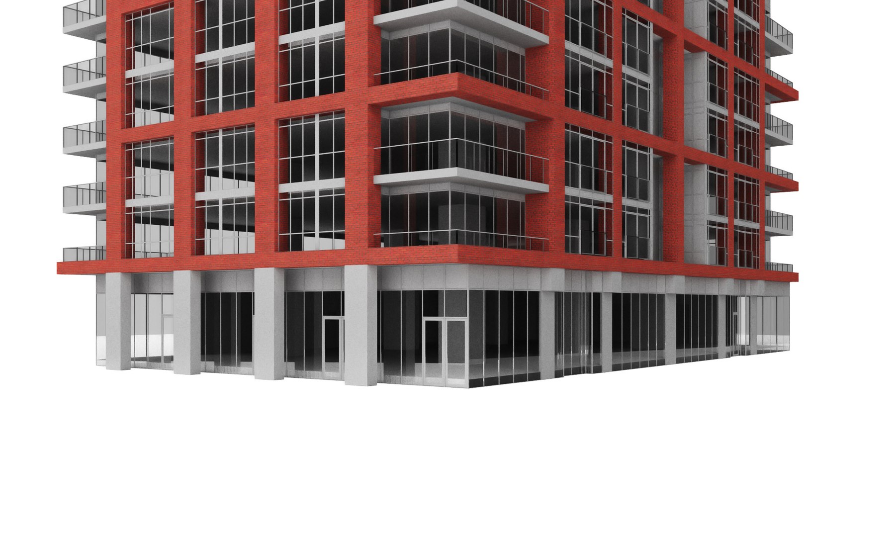126 Simcoe Building Exterior 3D - TurboSquid 1584681