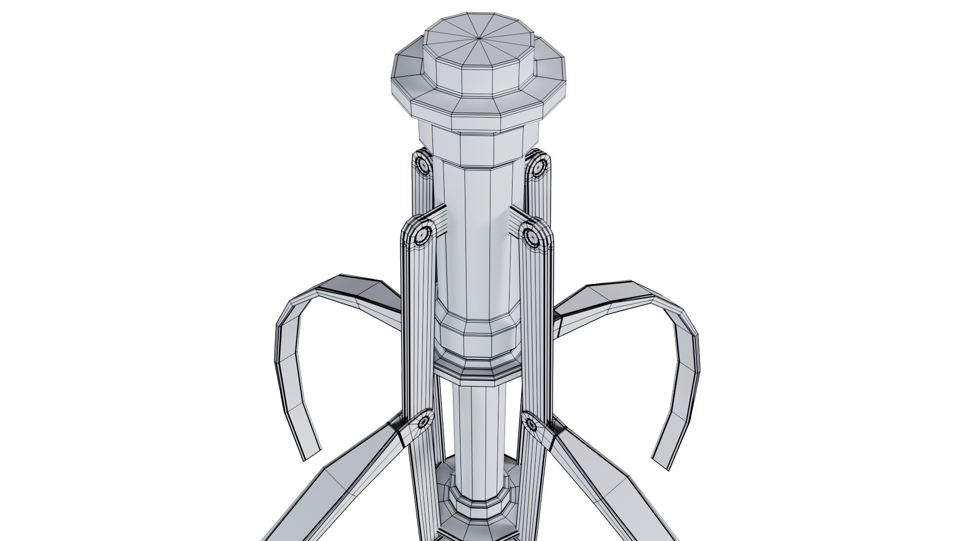 3D Metal Claw 24 With RIG Model - TurboSquid 2349588