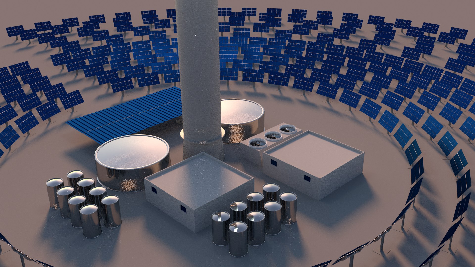 Free 3ds Model Solar Power