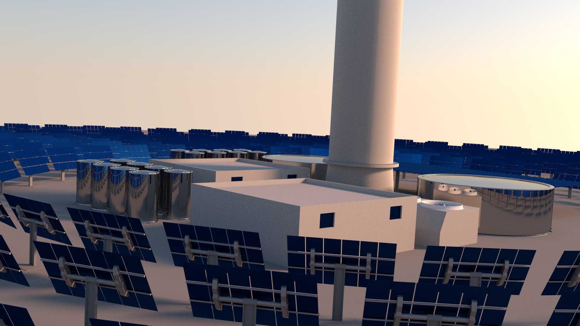 Free 3ds Model Solar Power