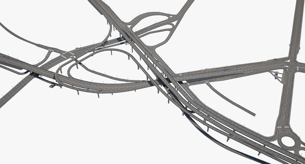 Highway Interchange 3D Models for Download | TurboSquid