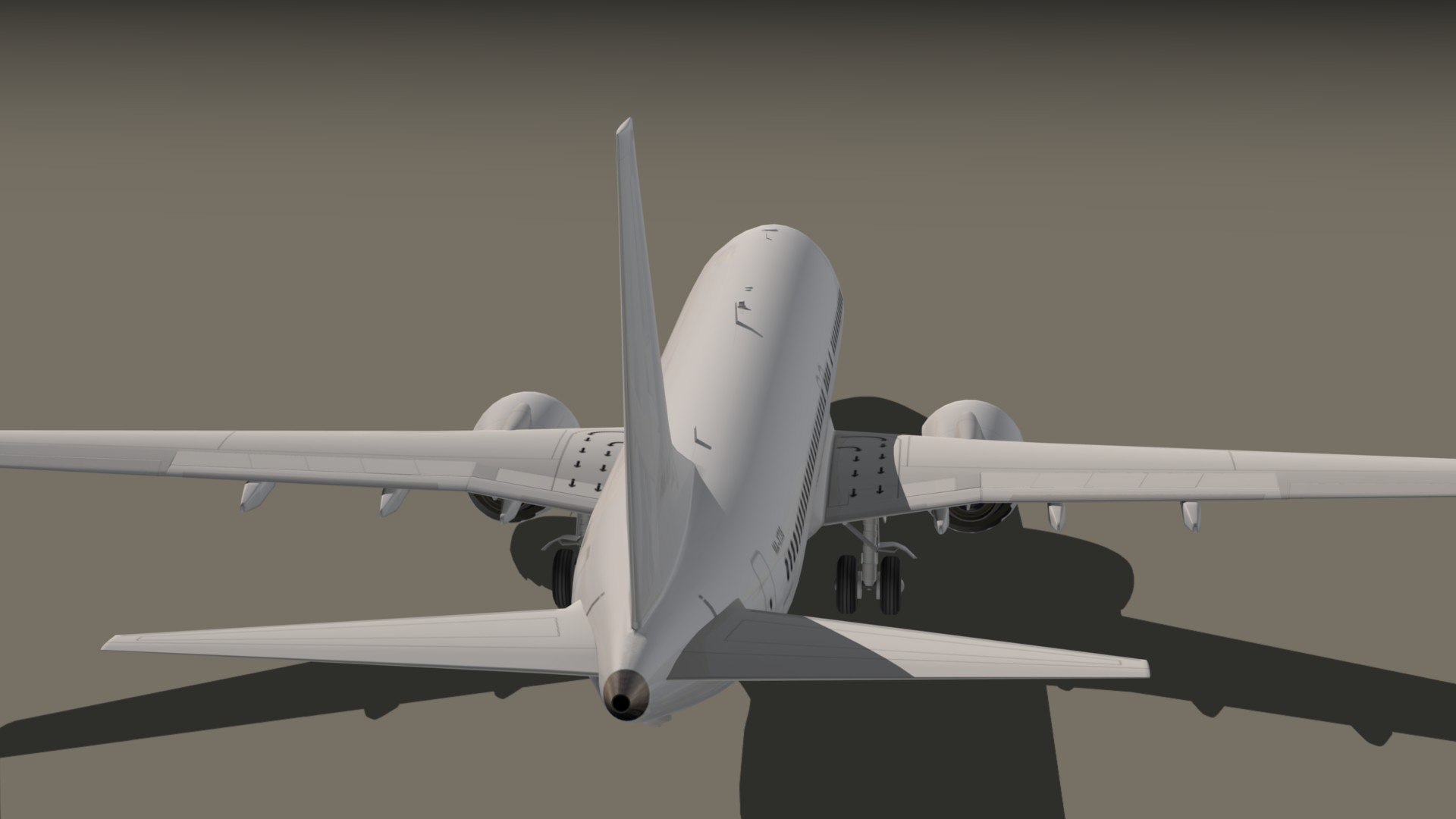 B737 MAX 8 White Livery R 3D model - TurboSquid 2060502