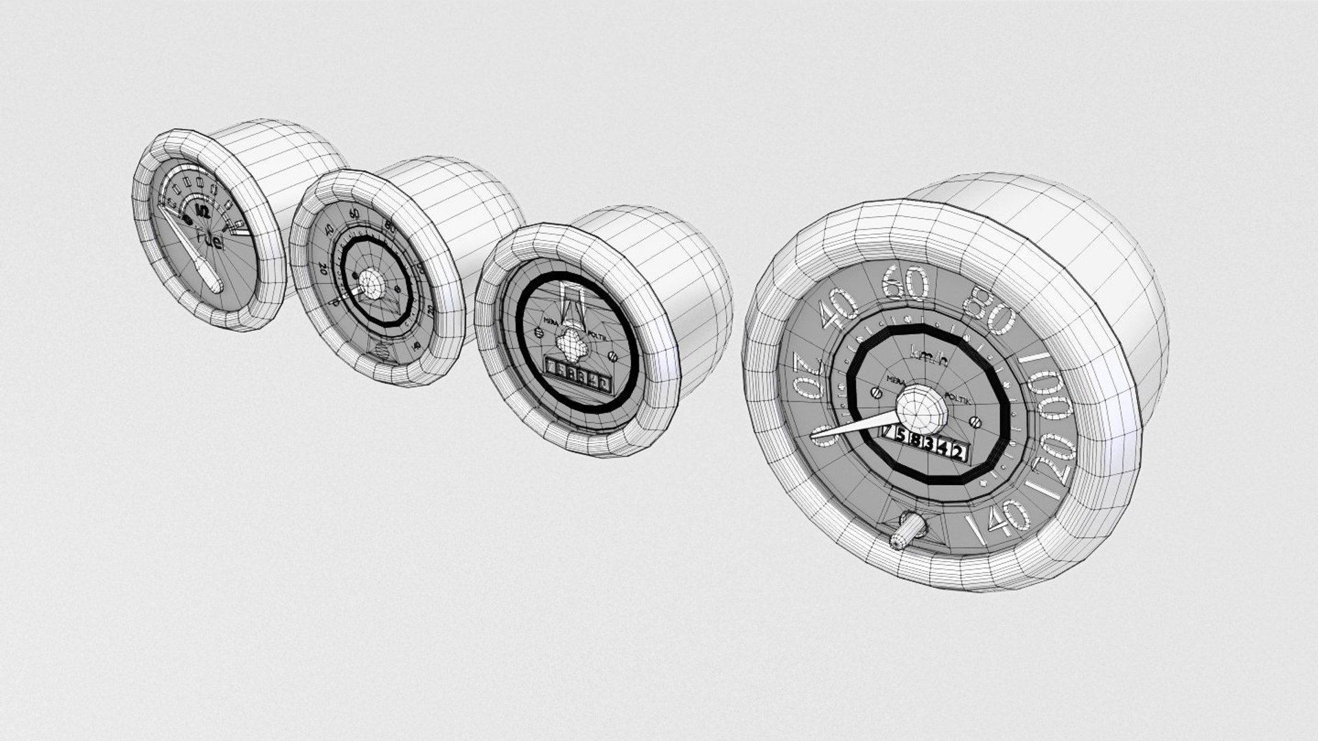 3D counter car model - TurboSquid 1527463