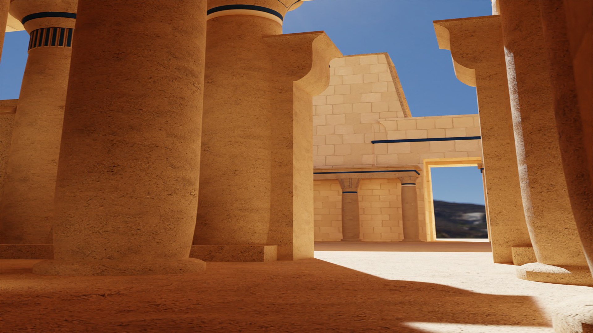 3D Egyptian Temple Model - TurboSquid 1695600