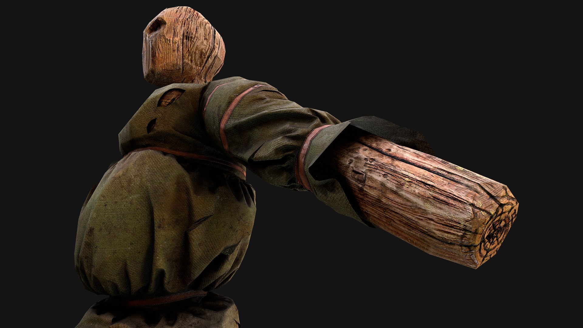 Medieval Military Training Dummy Wooden 3D Model - TurboSquid 2442328
