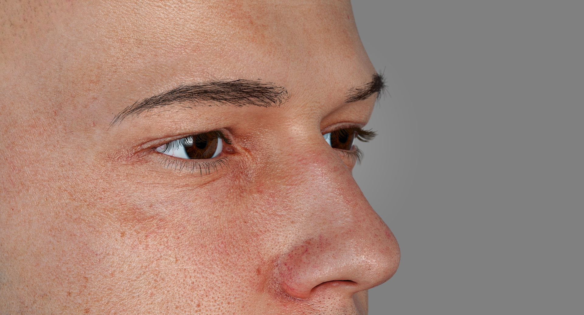 Marcus pbr real human head 3D model - TurboSquid 1629110