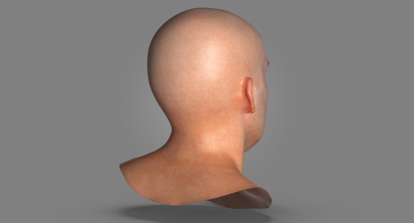 Marcus pbr real human head 3D model - TurboSquid 1629110