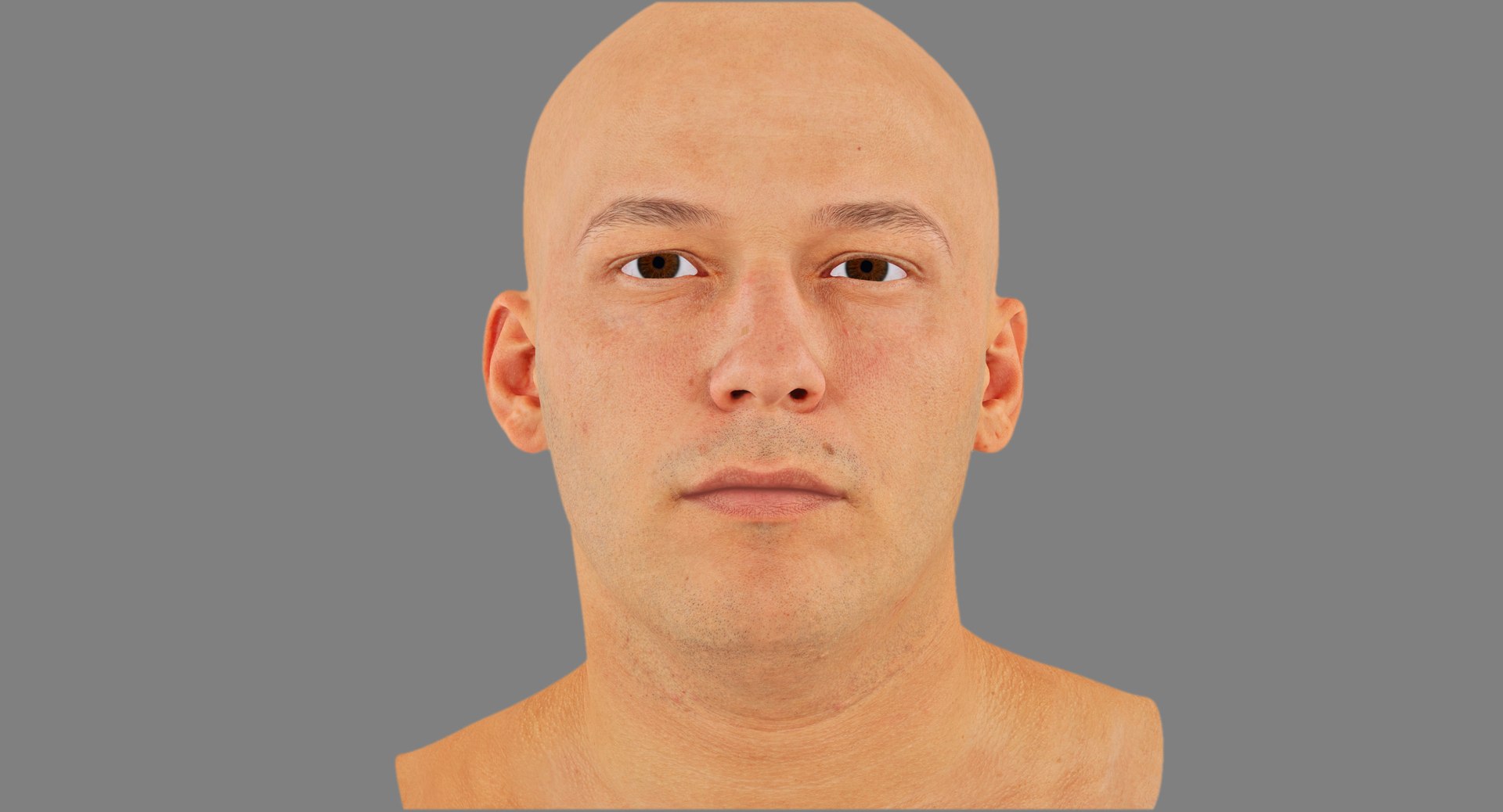 Marcus pbr real human head 3D model - TurboSquid 1629110