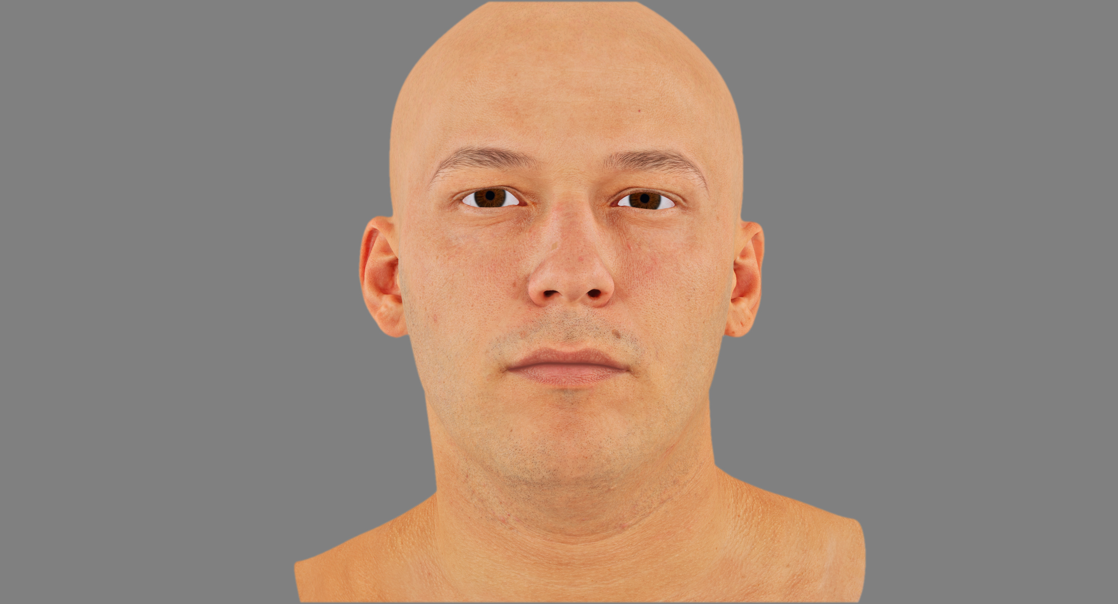 Marcus pbr real human head 3D model - TurboSquid 1629110