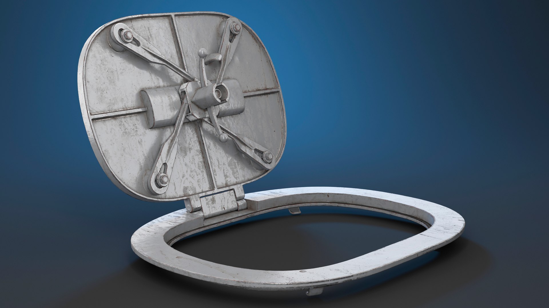 3D Deck Hatch PBR - TurboSquid 2207167