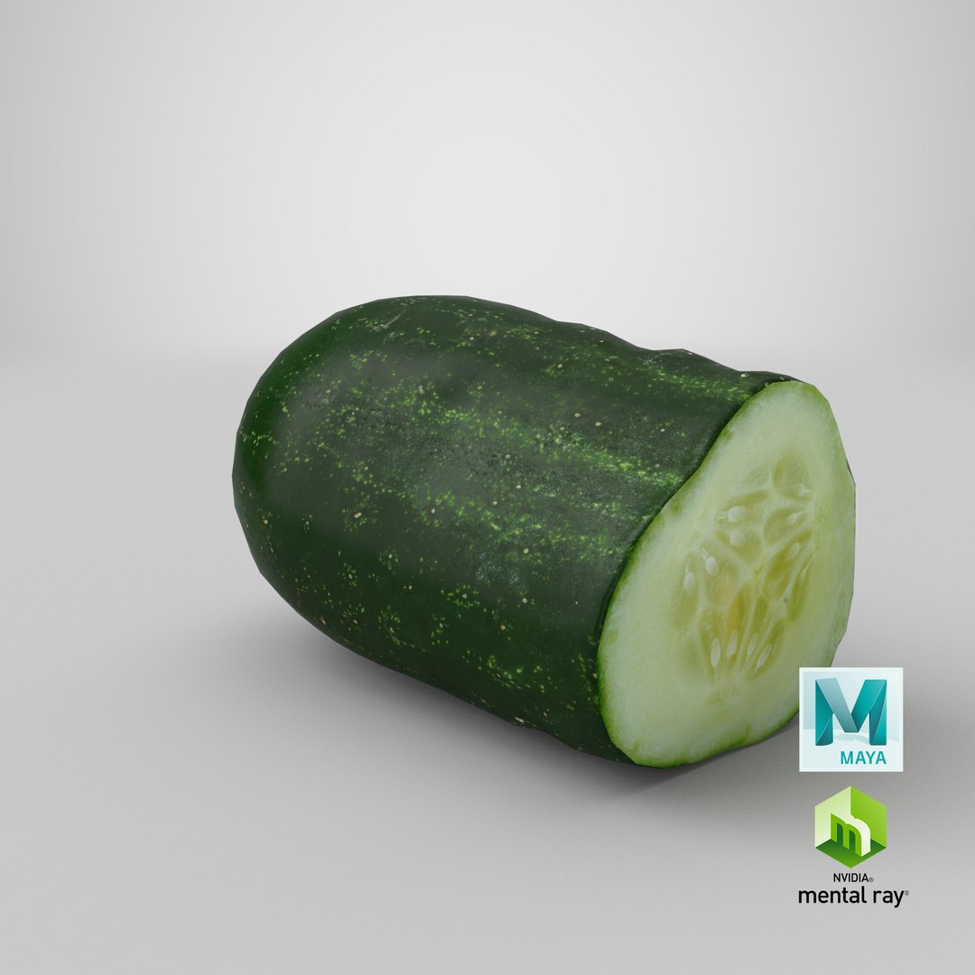 Kirby Cucumber 01 Cut 3D Model - TurboSquid 1479927