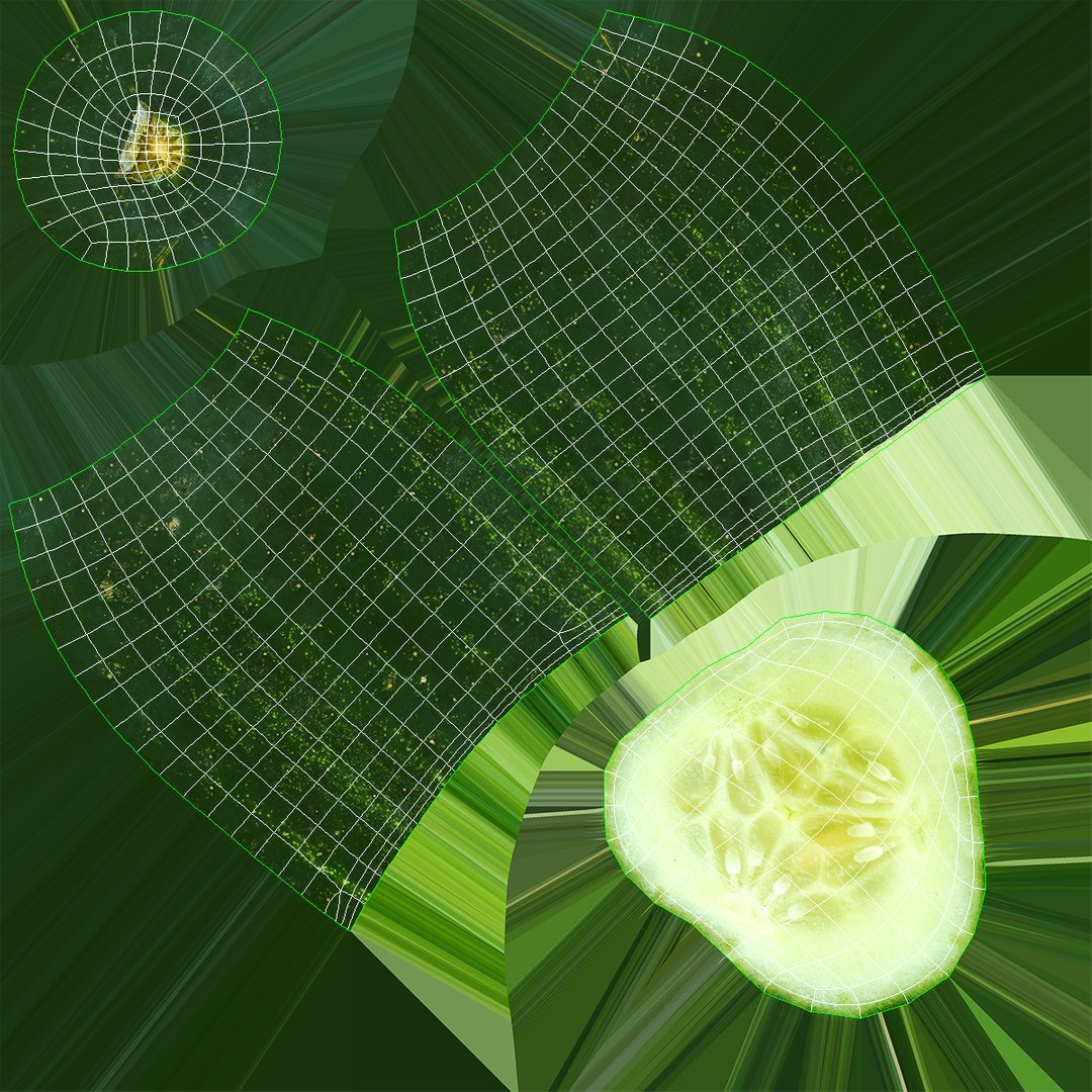 Kirby cucumber 01 cut 3D model - TurboSquid 1479927