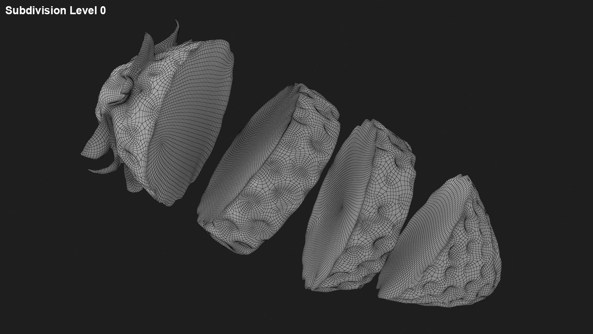 3D Model Strawberry Collection - TurboSquid 2239088